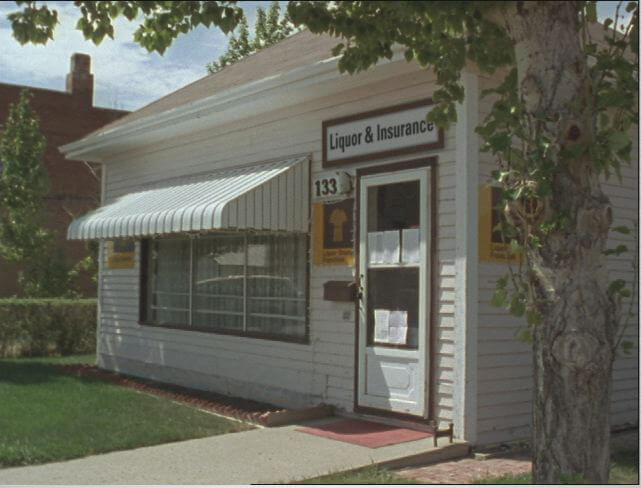 Corner Gas Walking Tour: Liquor and Insurance Store